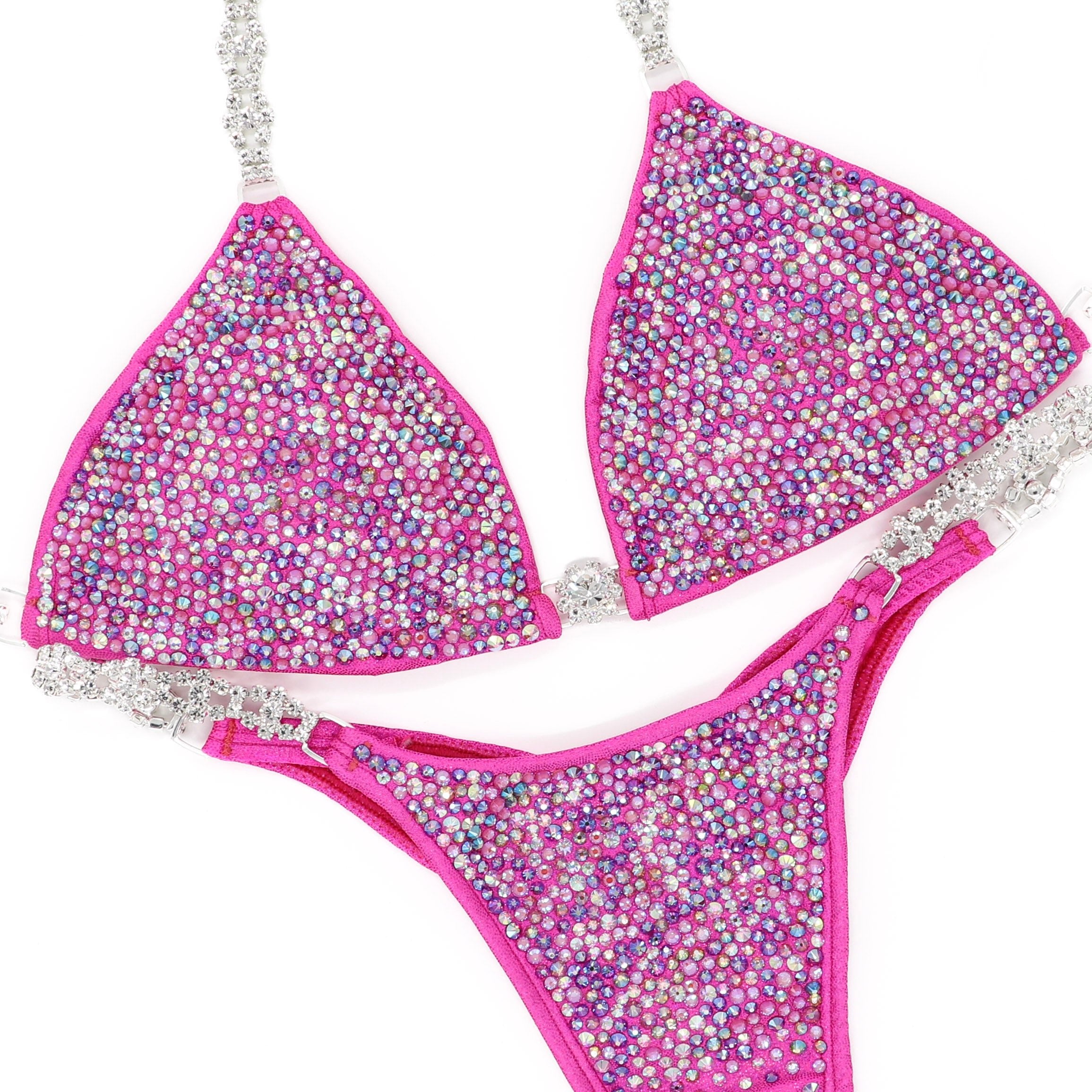 Pink Crystal Competition Suits for NPC Bikini Wellness Competitors ...
