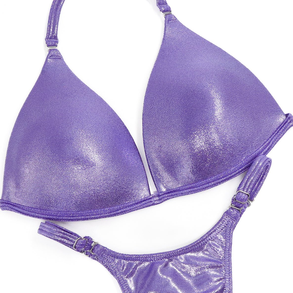 Purple Posing Practice Suit for NPC IFBB OCB Bikini Wellness Figure and ...