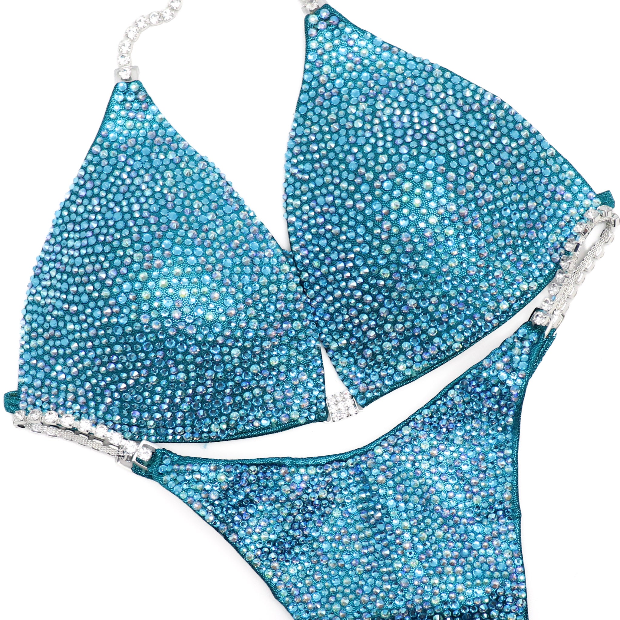 Holly Baxter's Deep Aqua Radiance Suit for NPC Bikini or Wellness ...