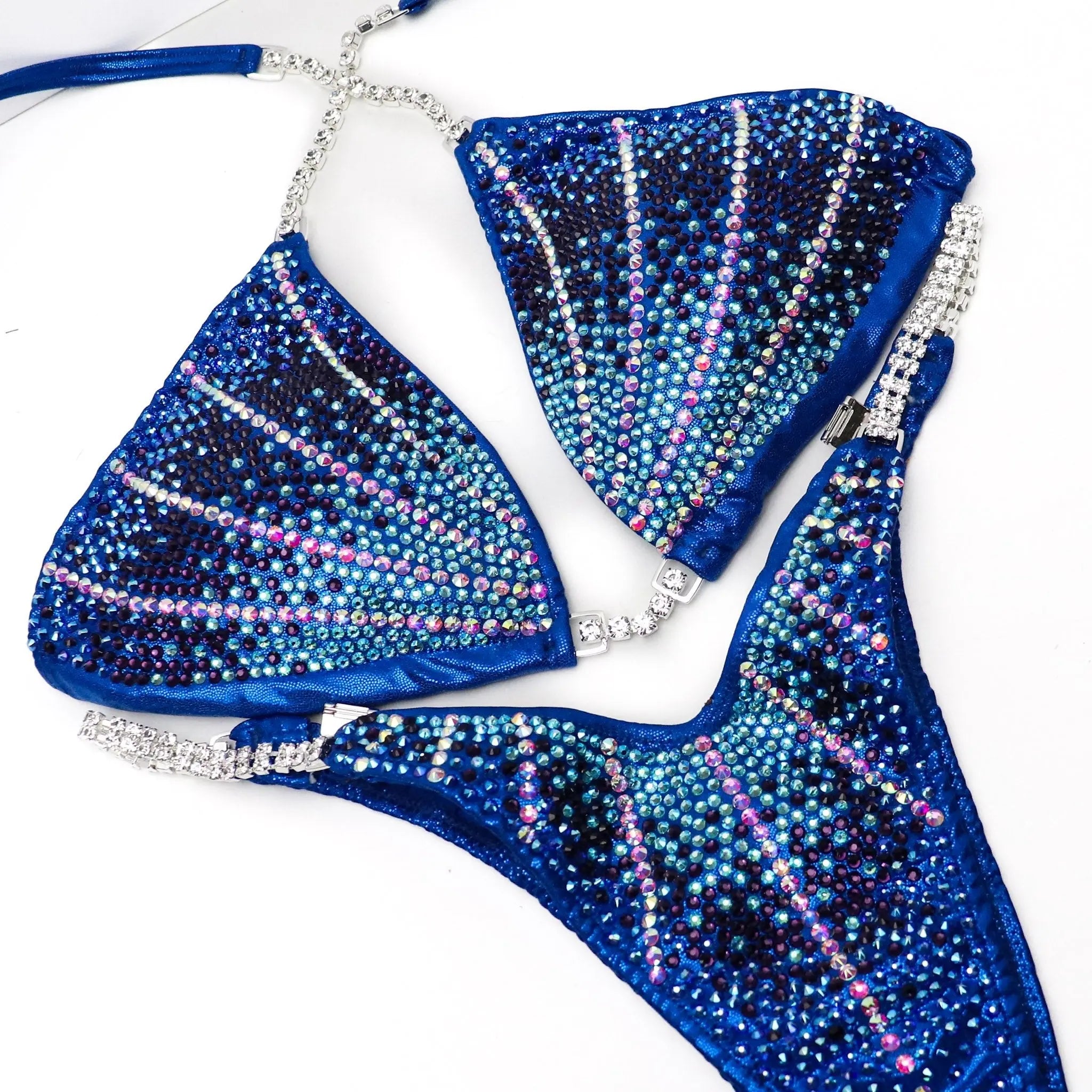 Blue Raspberry Galaxy Competition Suit for Female Figure Competitors ...