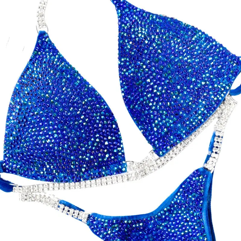 Velvet Blue Competition Suits for NPC Bikini Wellness Competitors ...