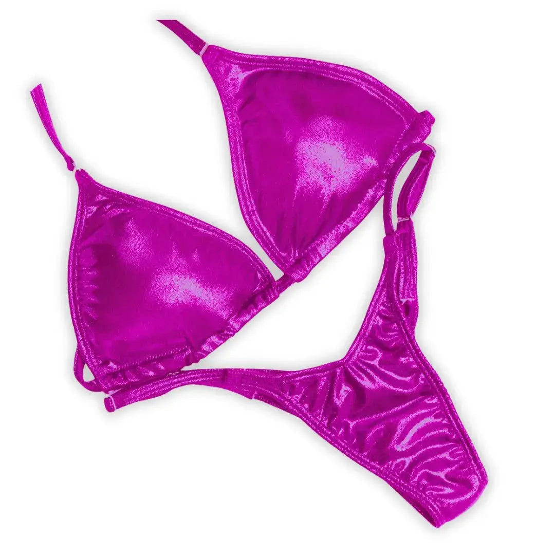 Pink Practice Posing Suits for NPC IFBB OCB Bikini Wellness Figure ...