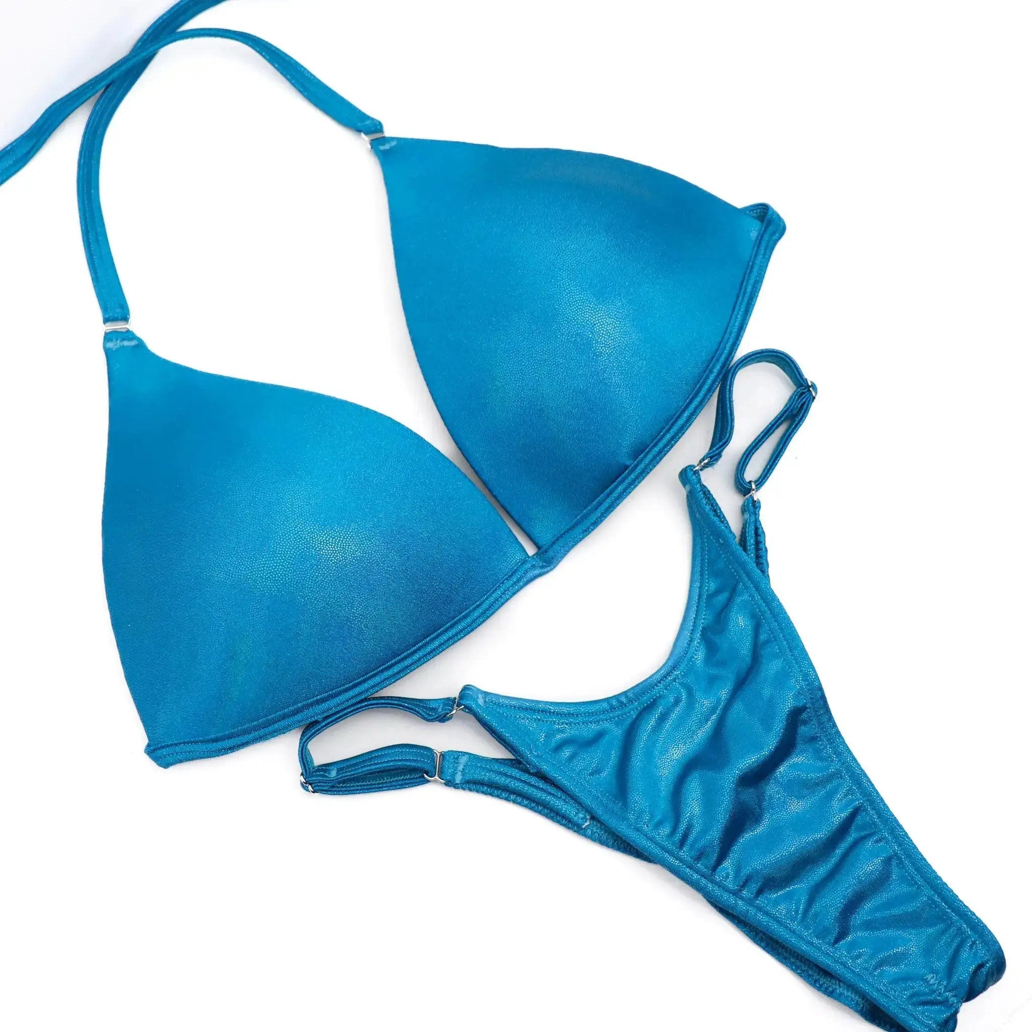 Turquoise Competition Suit for Bikini Wellness Figure and Fit Model ...