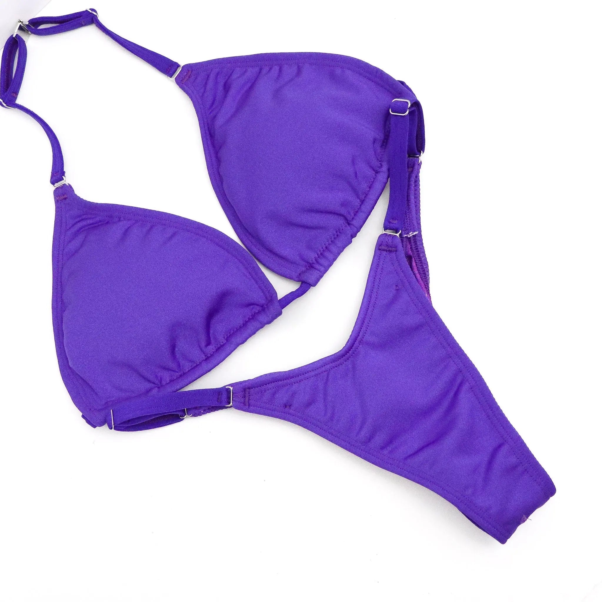Matte Purple Posing Practice Suit – Angel Competition Bikinis